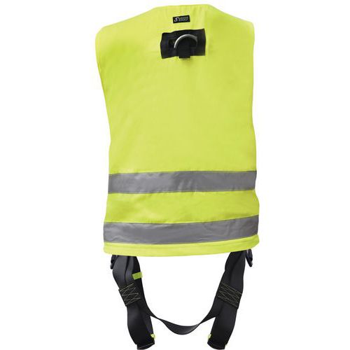 Fall-arrest harness with high-visibility Reflex vest - Kratos Safety ...