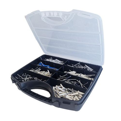 Case of rivets for number plates - 500 pieces - Degometal - Manutan.co.uk