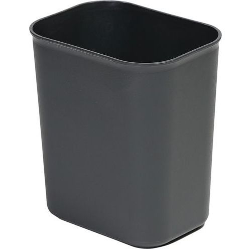 Fire-resistant waste bin - inhibits fire spread - Manutan.co.uk