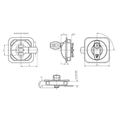 Sunken handle - Manutan.co.uk