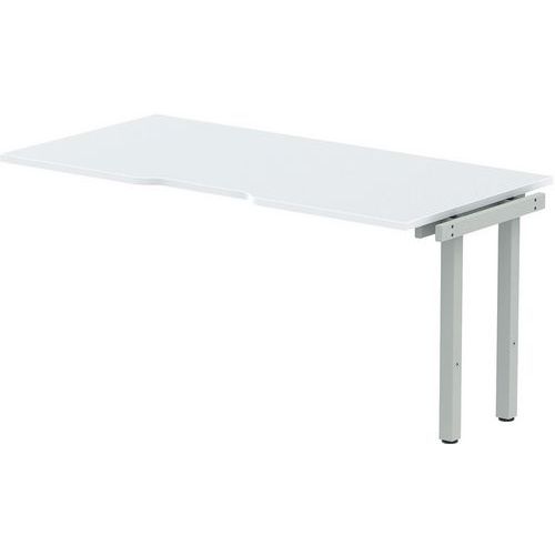 Office Desk Extension Kit - Modular Desks - WxH 120x73 cm - Manutan.co.uk