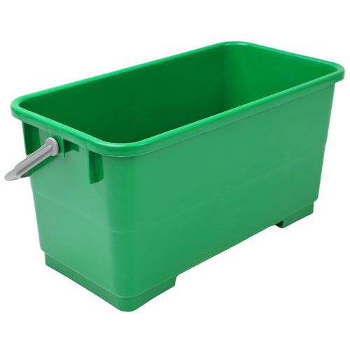 Rectangular window-cleaning bucket - 22 l - Manutan Expert - Manutan.co.uk