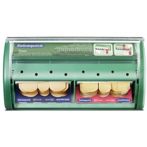 Wall-mounted plaster dispenser - Salvequick - Manutan.co.uk