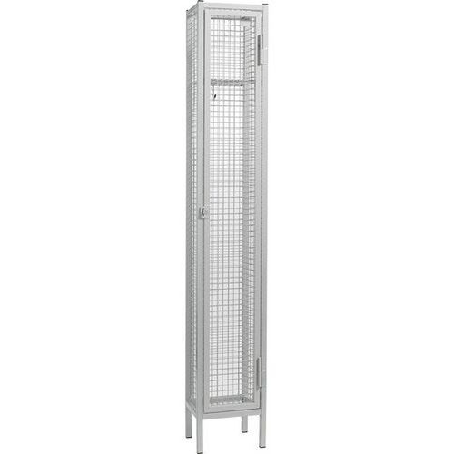 Secure Heavy Duty Wire Mesh Locker for Industrial Storage -Single Door ...